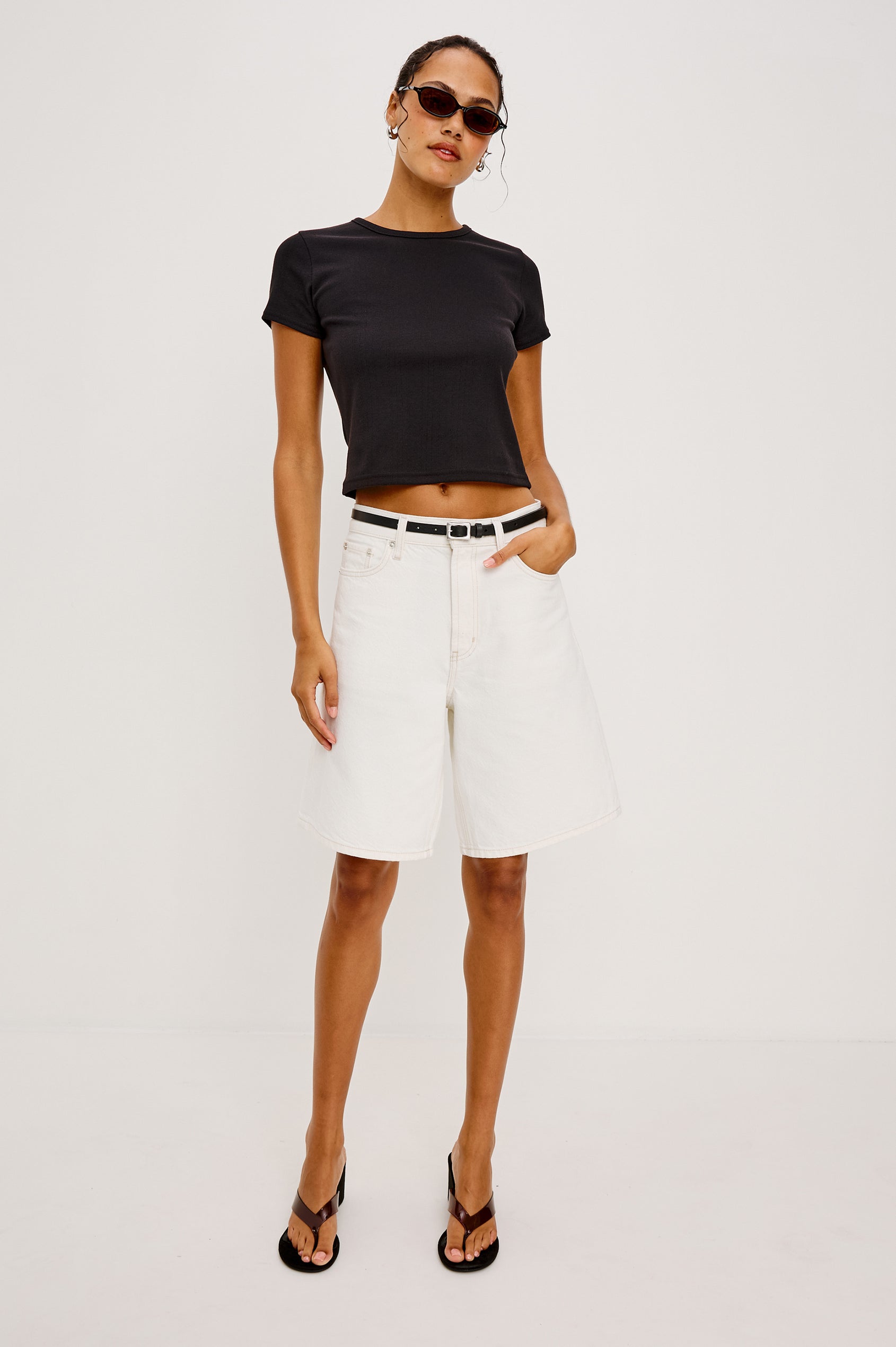 AGOURA SHORT - ECRU – Rails Canada