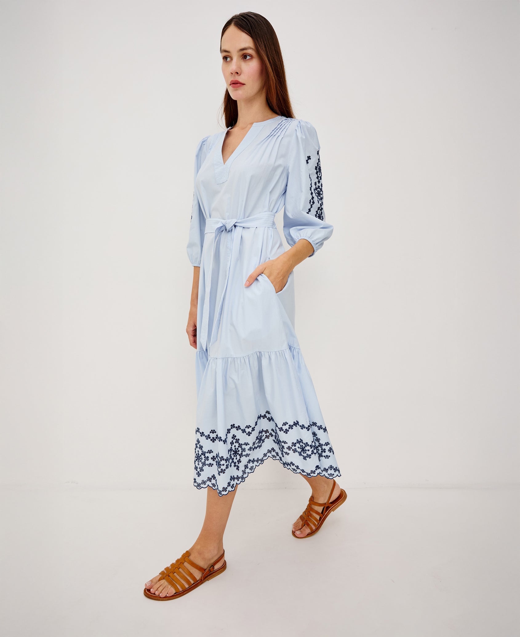 CARMEL DRESS - BLUE BIRD – Rails Canada