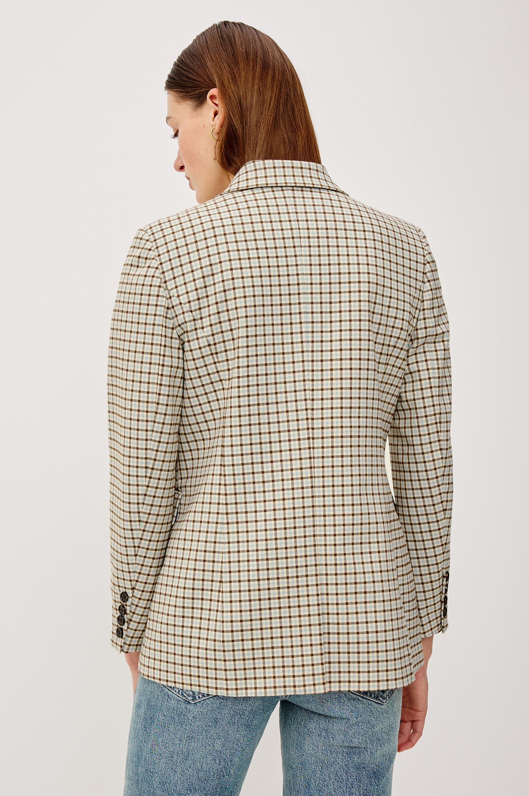 JAC BLAZER - BLUE BAY CHECK – Rails Canada