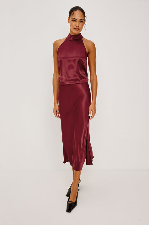 MAYA SKIRT - GARNET – Rails Canada