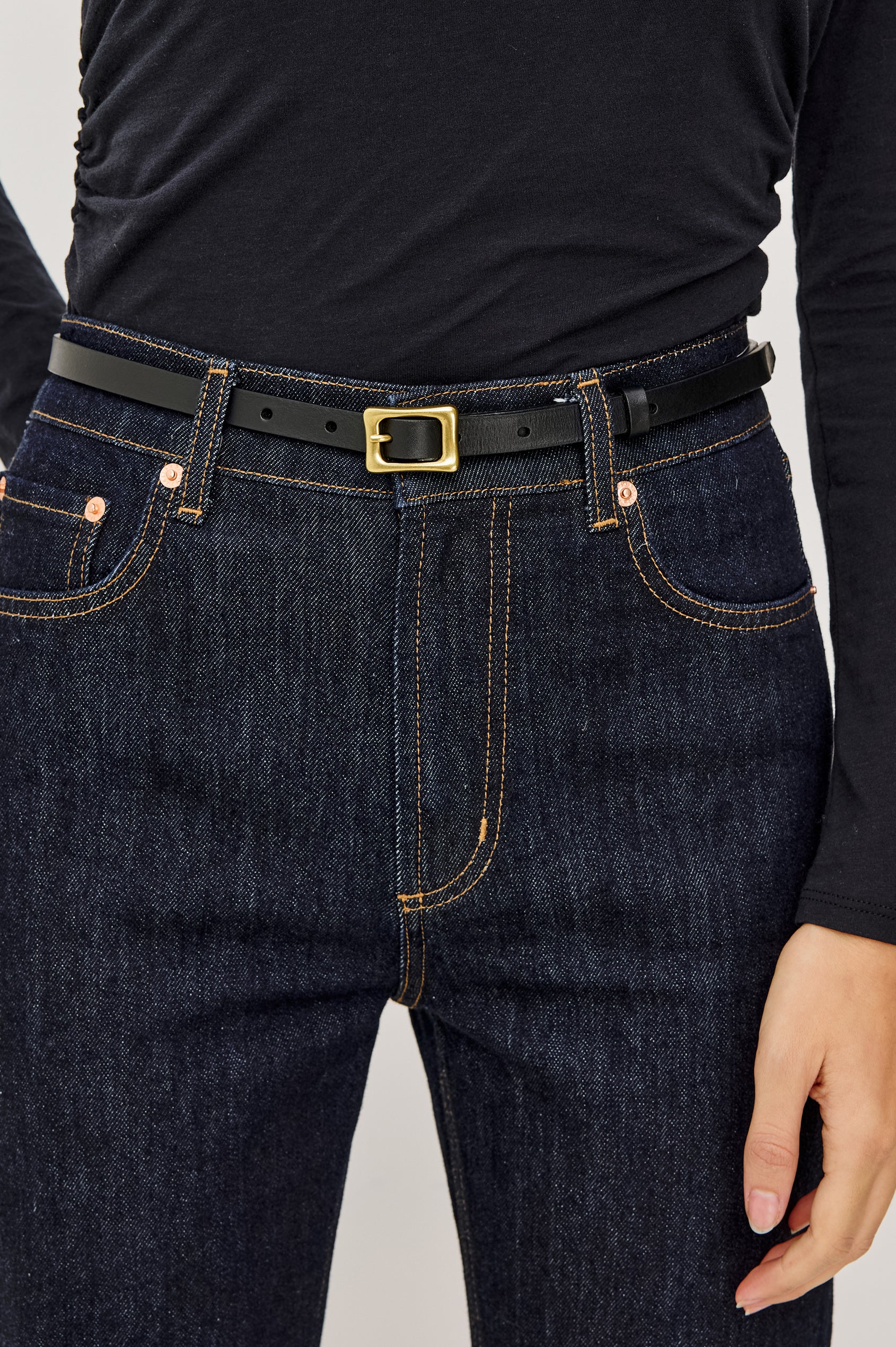 REMI BELT MINI - BLACK GOLD – Rails Canada