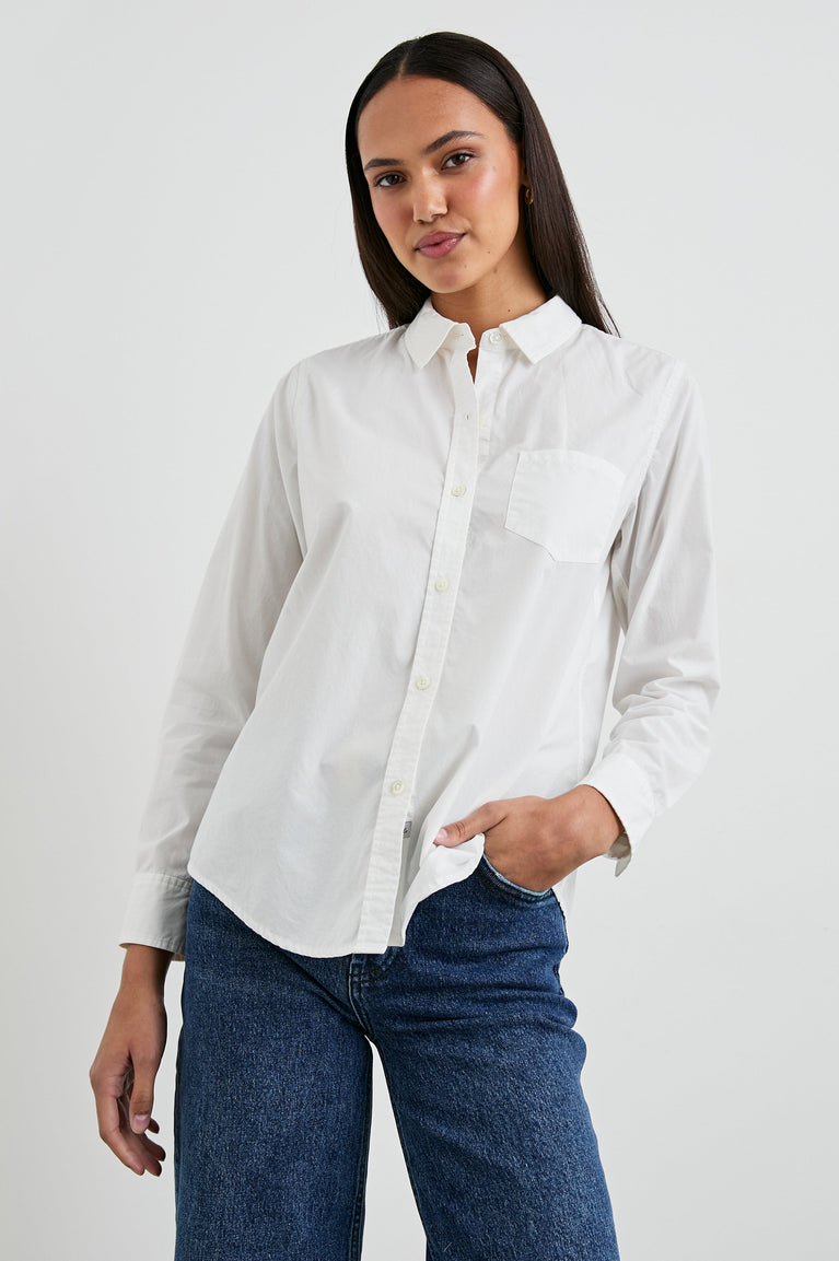 STINA SHIRT - WHITE – Rails Canada