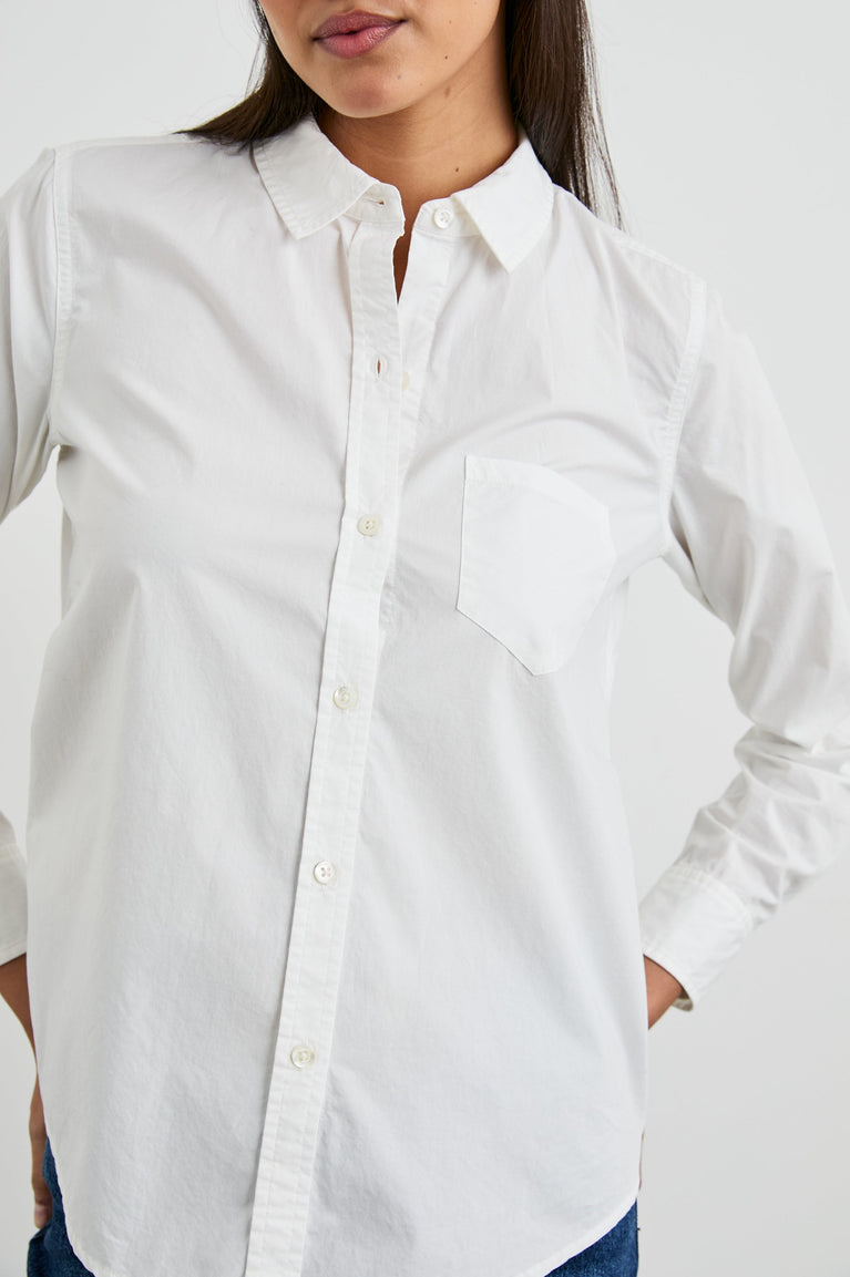 STINA SHIRT - WHITE – Rails Canada